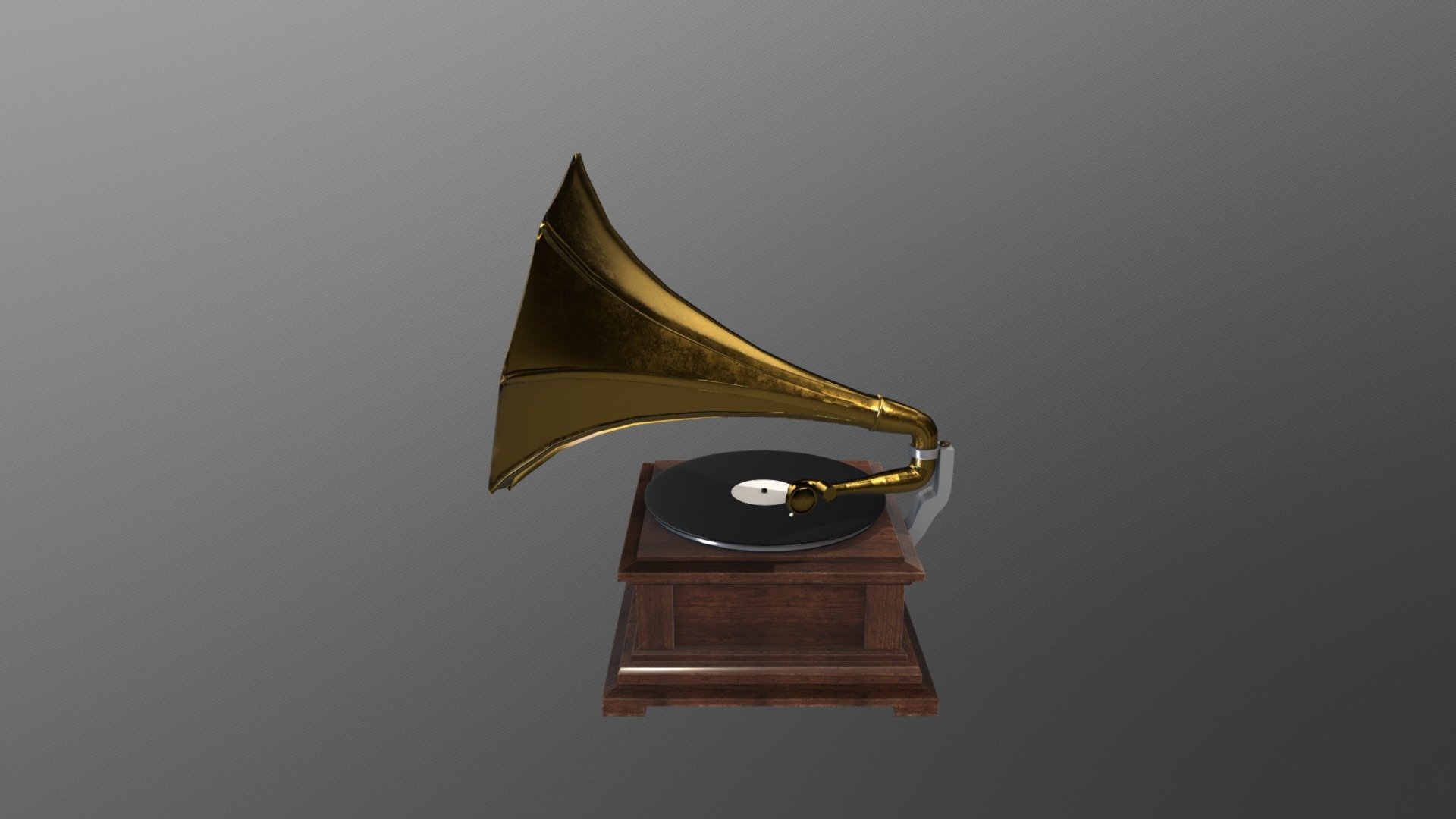 Gramophone - 3D model by ScottMalkin [13c3dcb] - Sketchfab