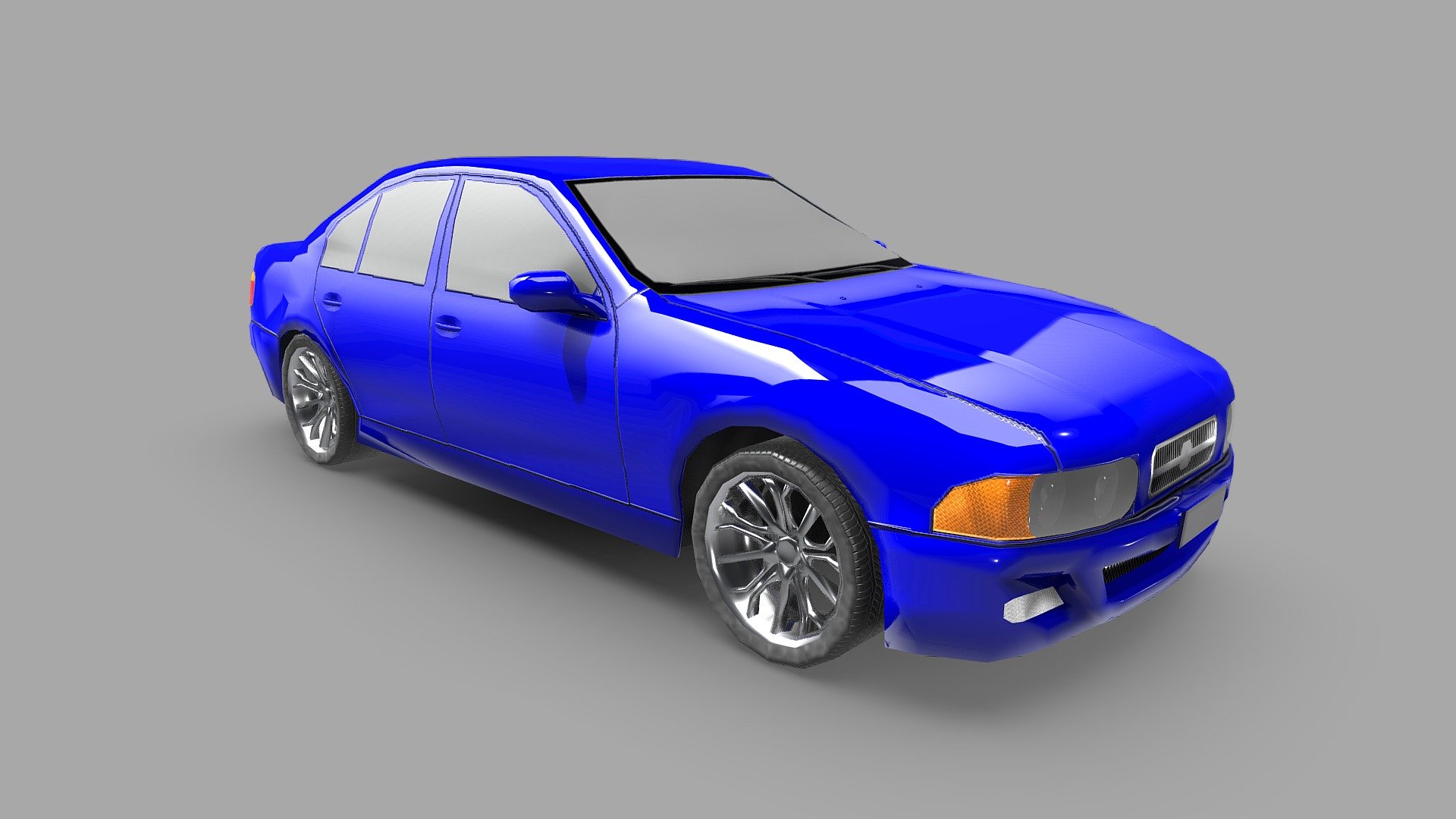 Generic 2000s Sedan Car Low Poly - 3D model by Forge Area Studio ...