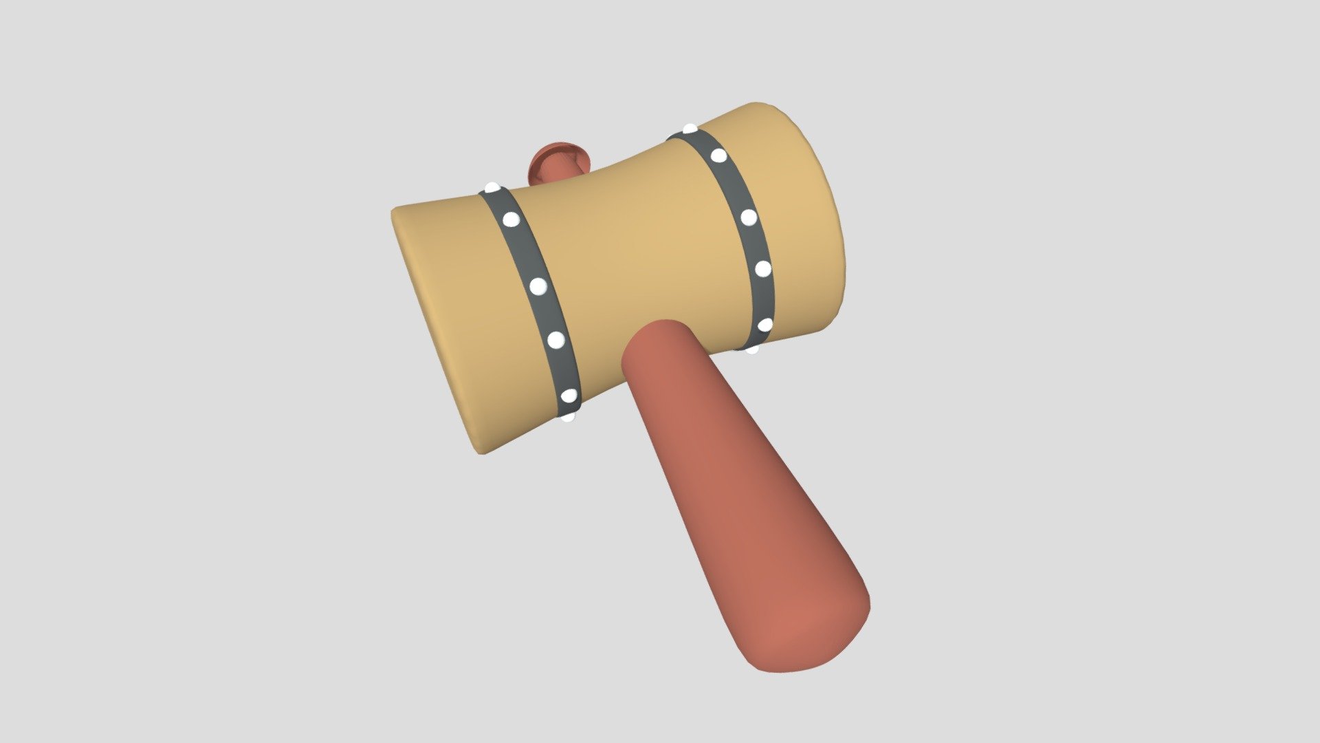 Pa Grape's Wooden Mallet - Download Free 3D model by Janice Emmons 1990 ...