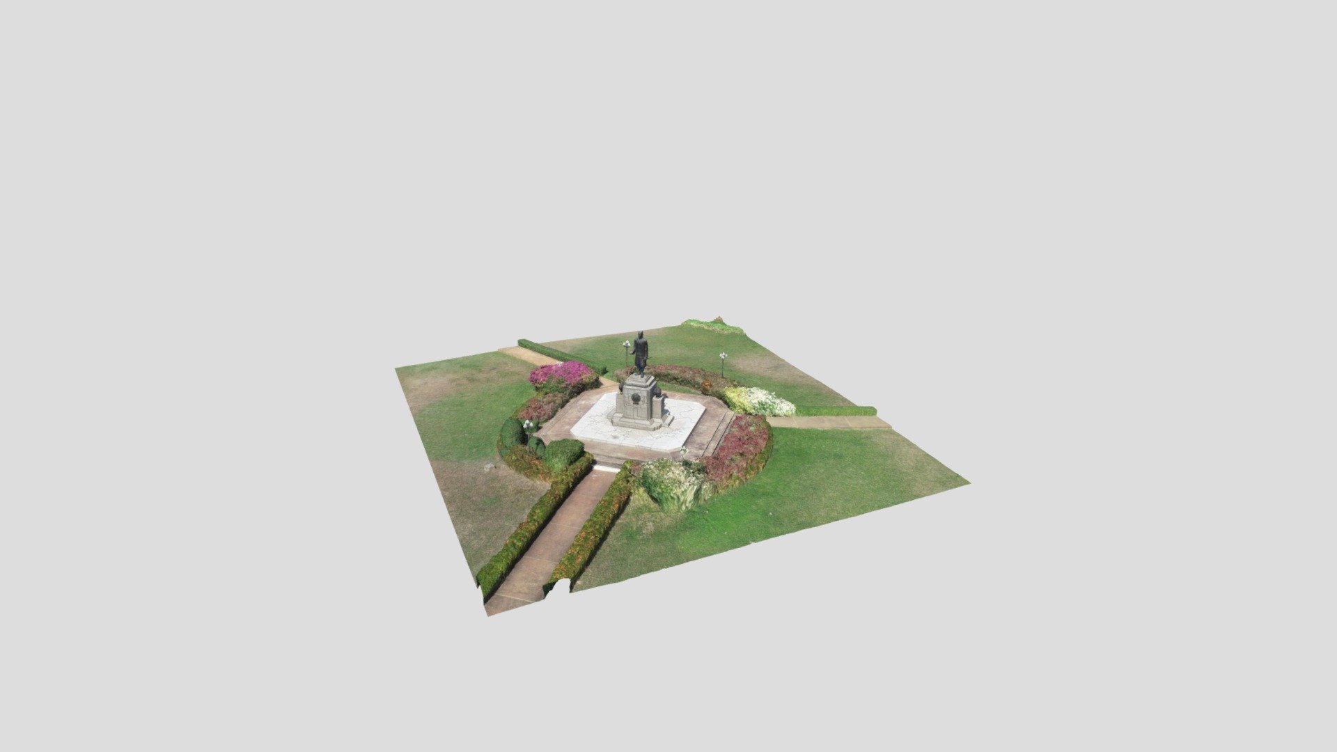 Rama IV Monument - 3D model by rattayothin [13c47bc] - Sketchfab