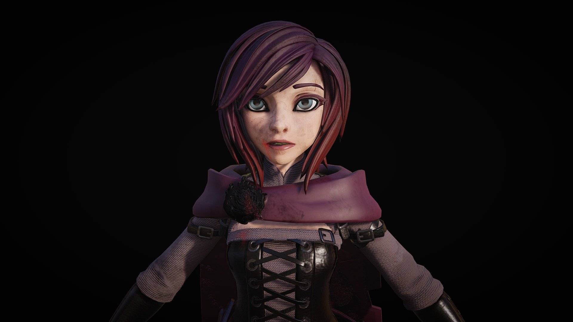 Ruby Rose - FanArt - 3D model by Camila Salinas (@Camilasalinasarq ...
