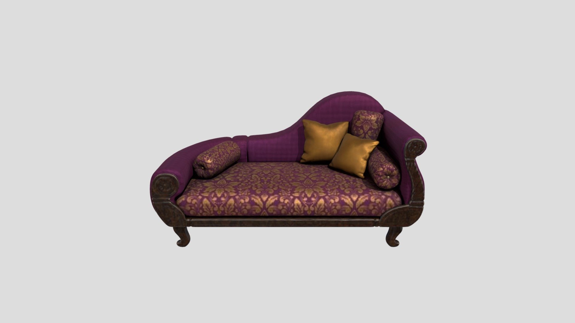 gaudy_couch - Download Free 3D model by kidakai12 [13c62c2] - Sketchfab