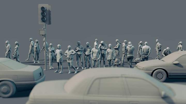 Sidewalk 3D models - Sketchfab