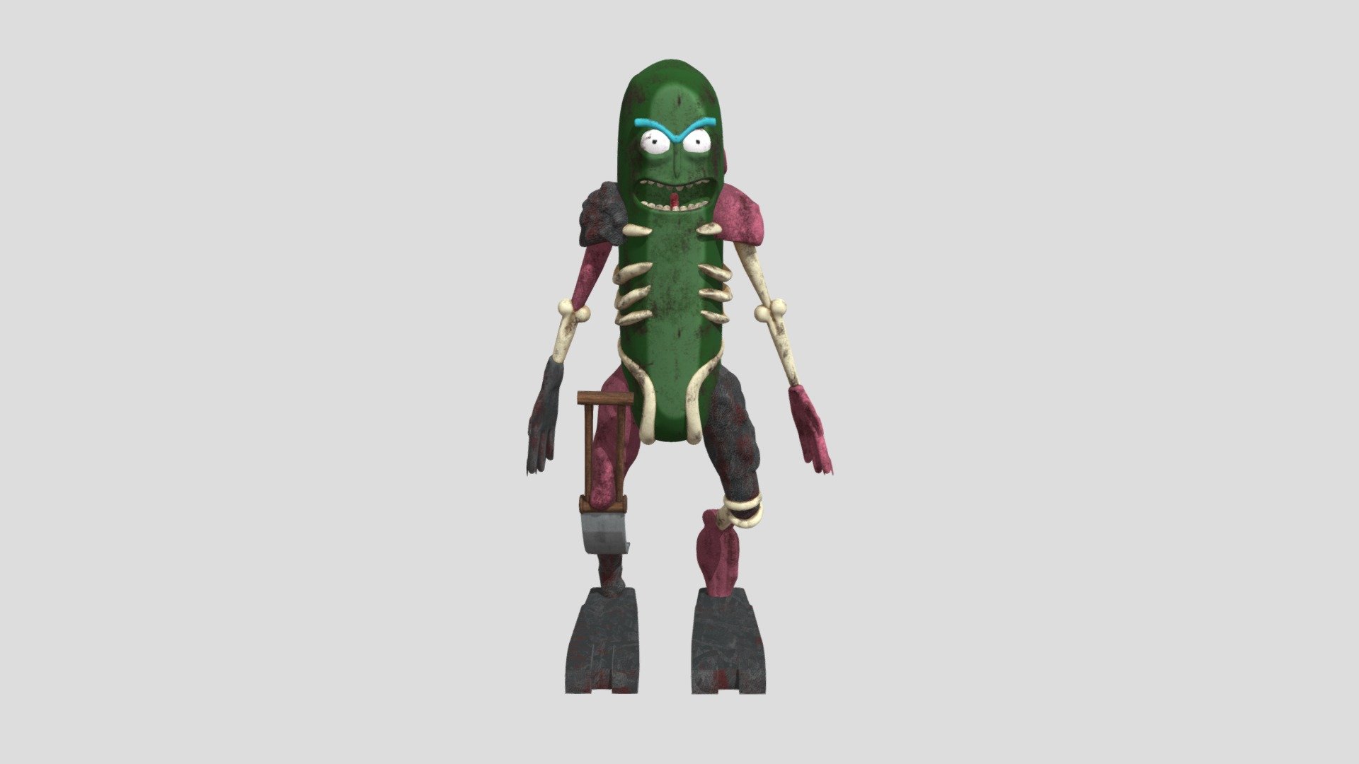 Pickle Rick Bloody Rat Armor [Rick and Morty] - 3D model by Ten_Brambor ...