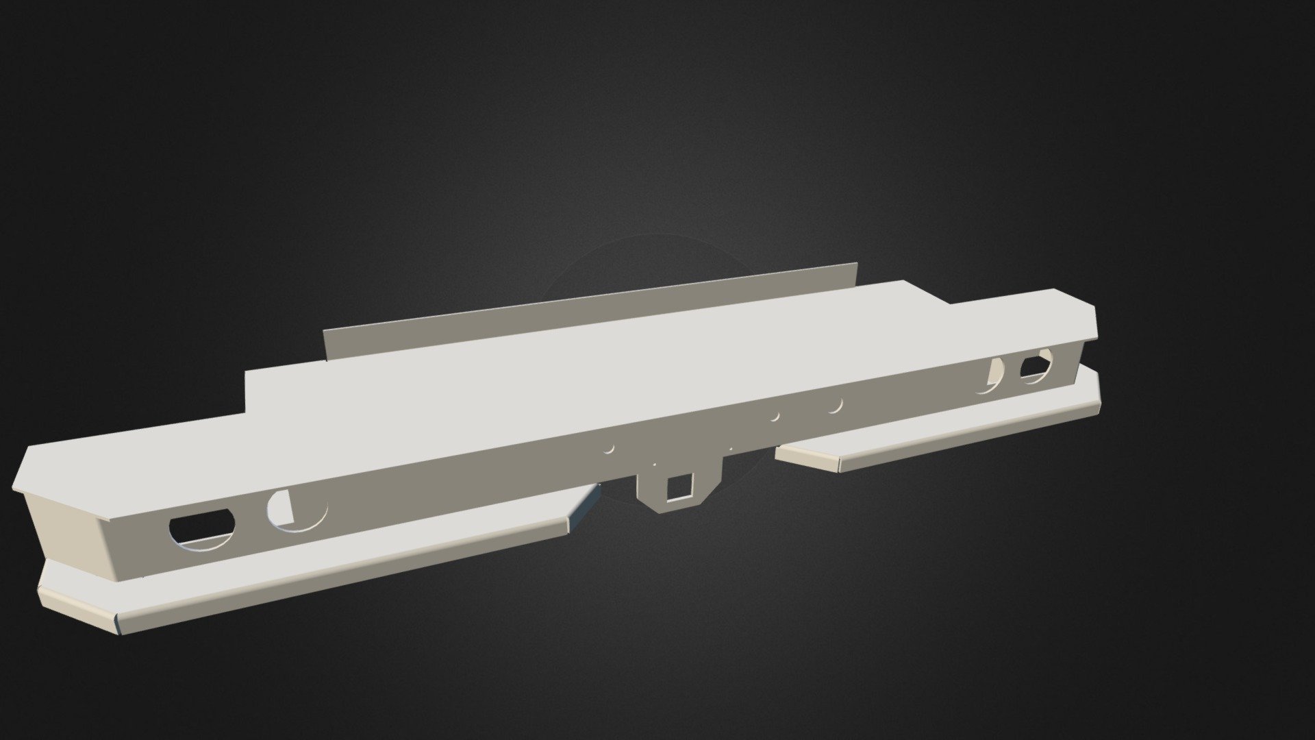 Aluminum Rear Bumper Pickup - 3D model by Commercial Body & Rigging ...
