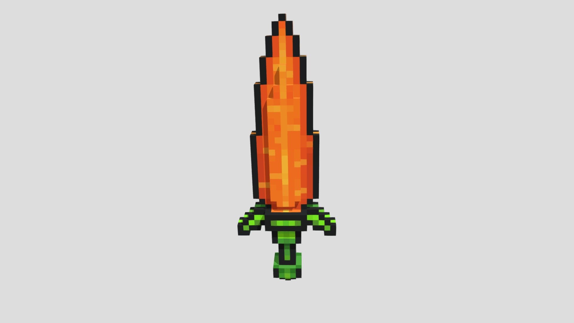 Carrot Sword Model Pixel Gun 3D - Download Free 3D model by ...