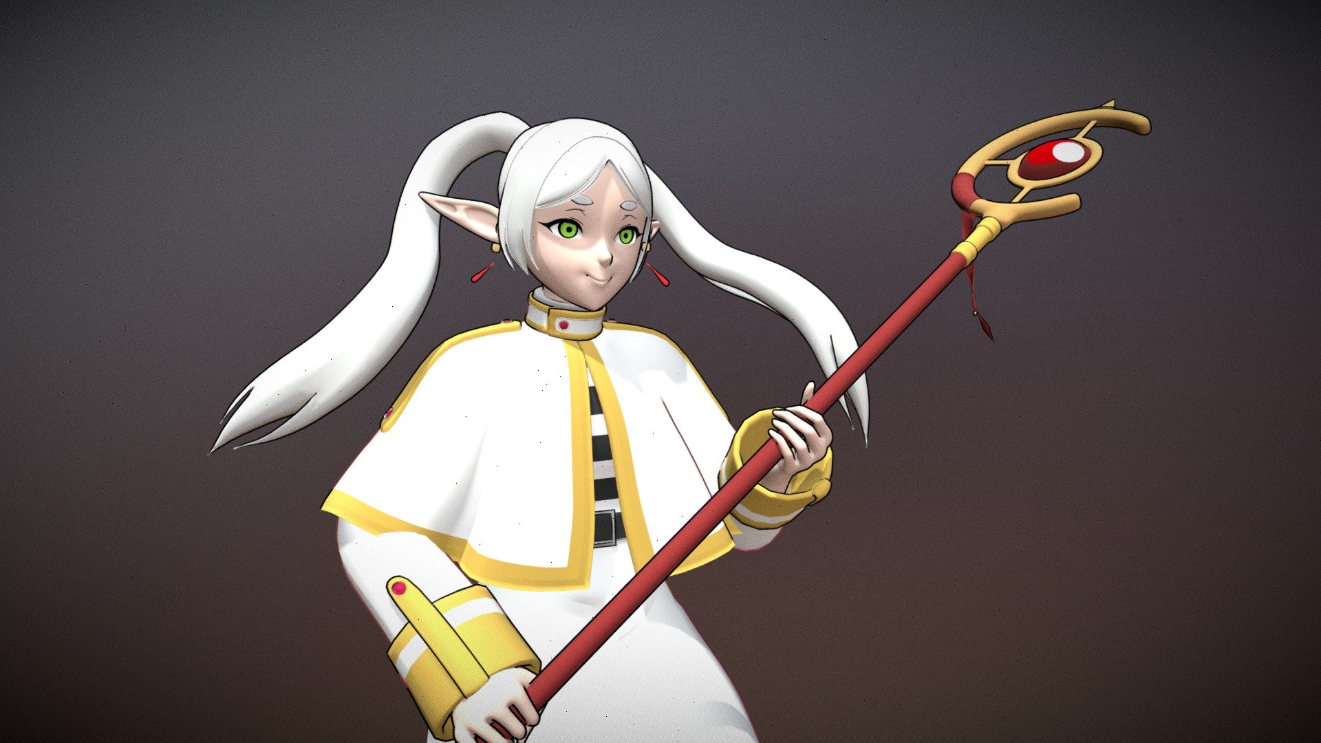 Frieren 3d model - 3D model by gerdanvirrey [13c8da9] - Sketchfab