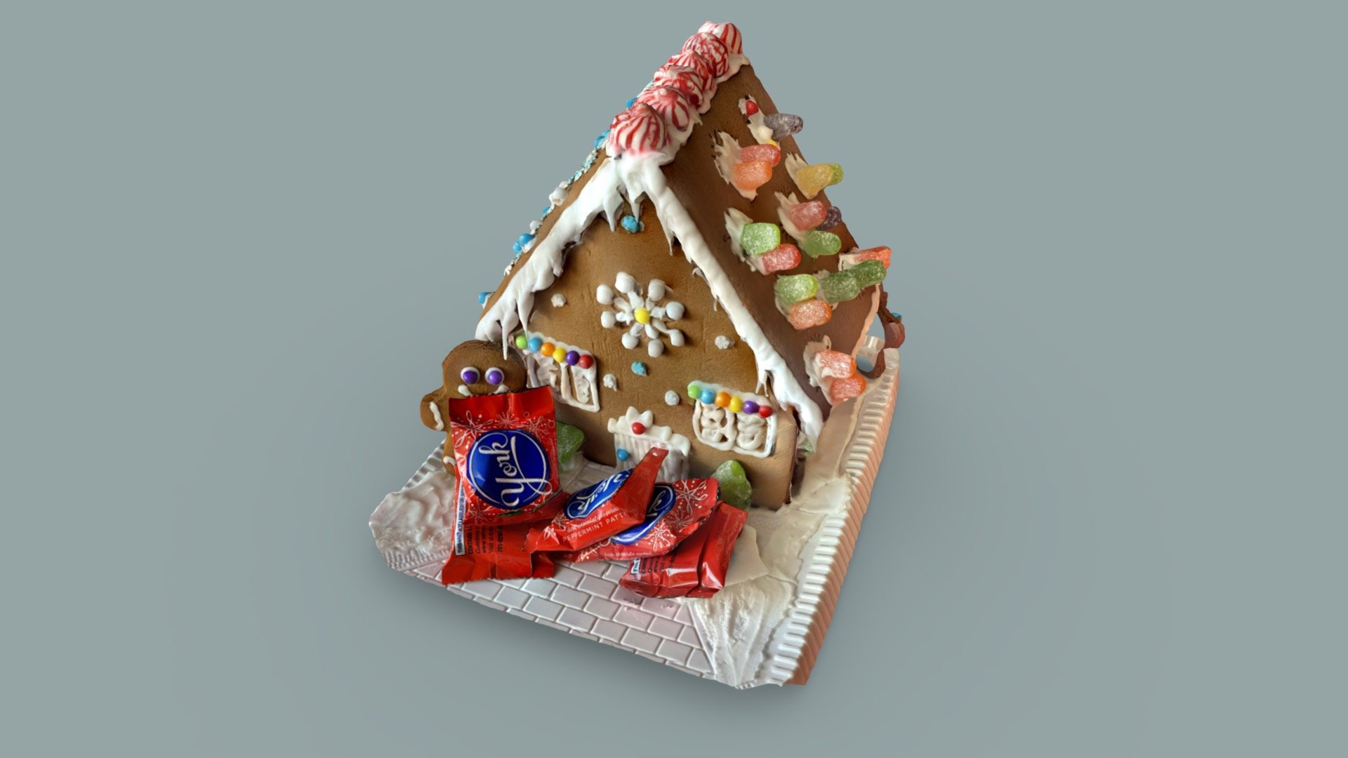 Gingerbread house - 3D model by jtressle [13c9155] - Sketchfab