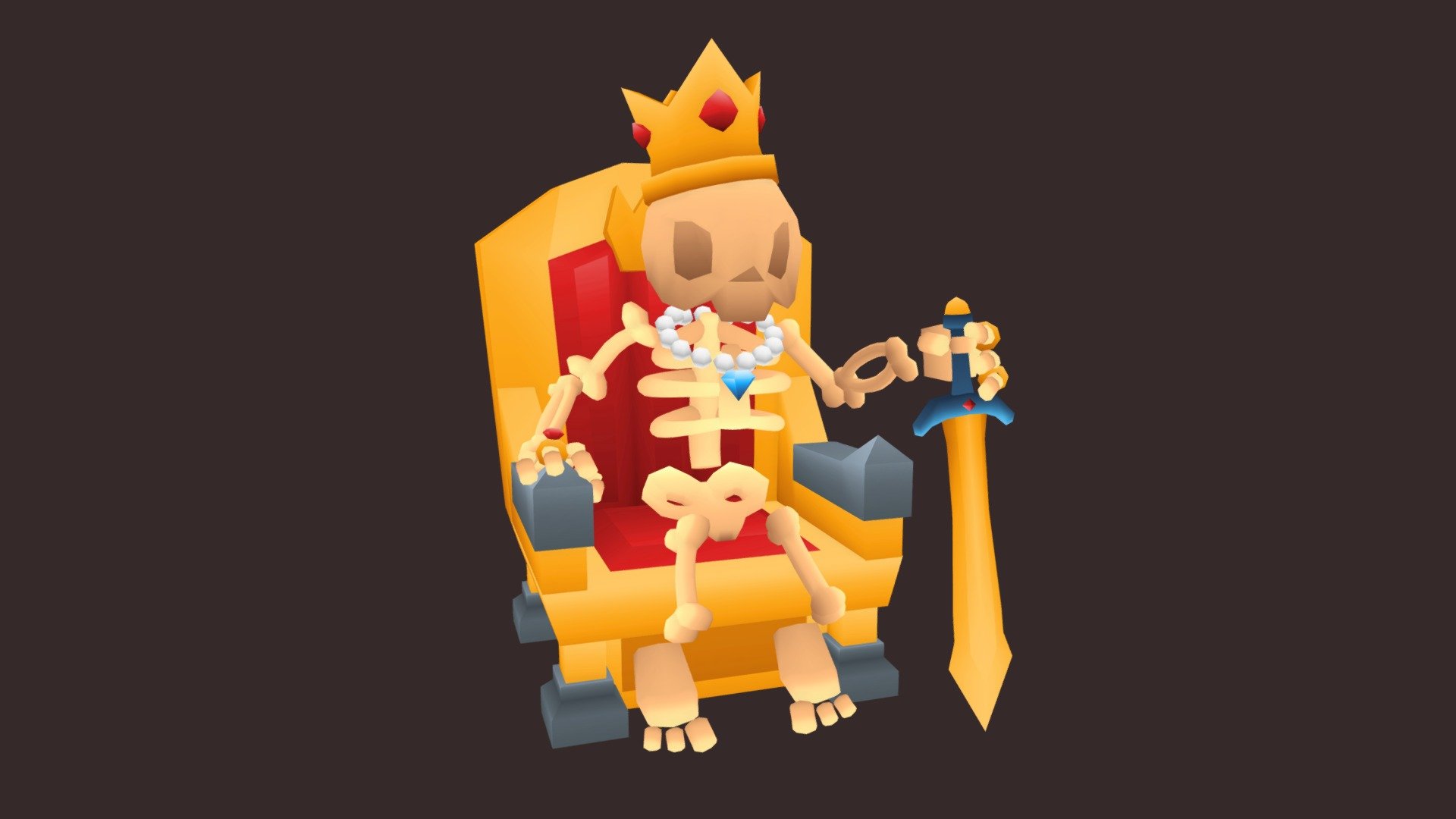 Skelly D. King - asset pack - Buy Royalty Free 3D model by beauterhammm ...