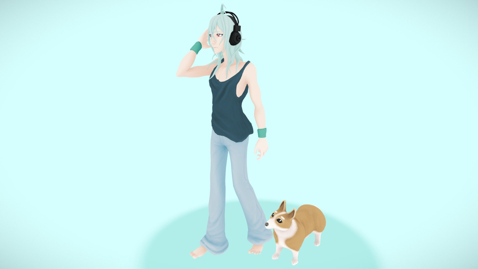 Naitou-kun ナイトウくん - 3D model by Ellie DB (@elliedb) [13c9961] - Sketchfab