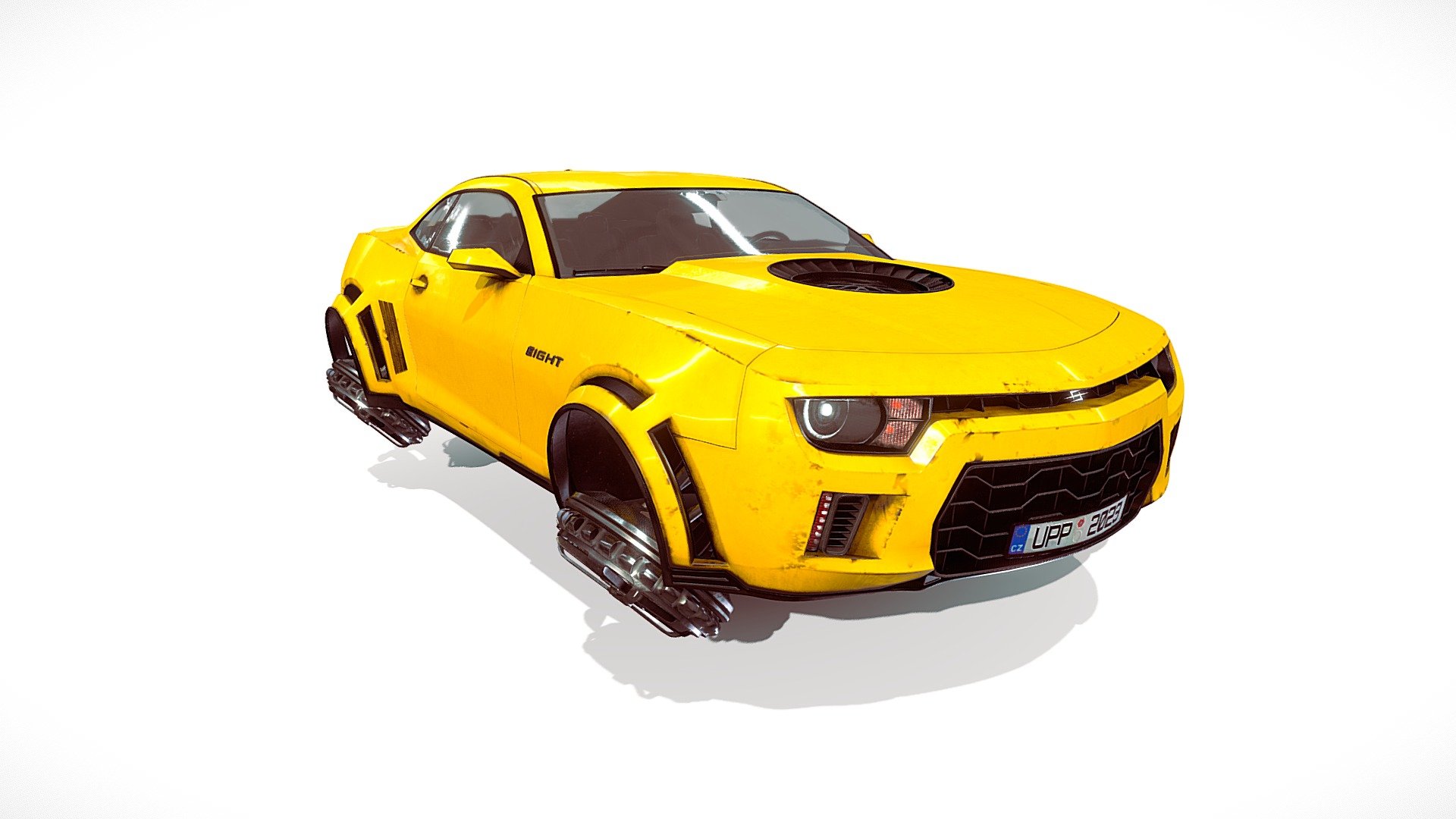 Hover Car - Download Free 3D model by Just8 [13cbd38] - Sketchfab