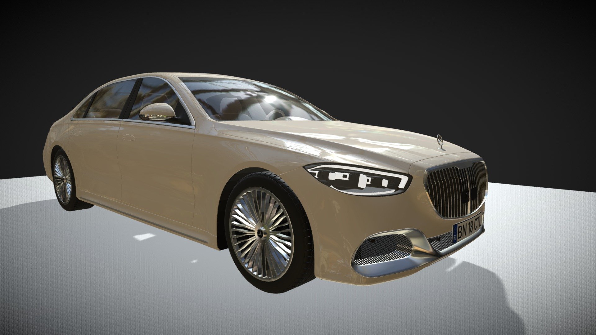 Mercedes Benz Maybach - Buy Royalty Free 3D model by sayedgamal655 ...