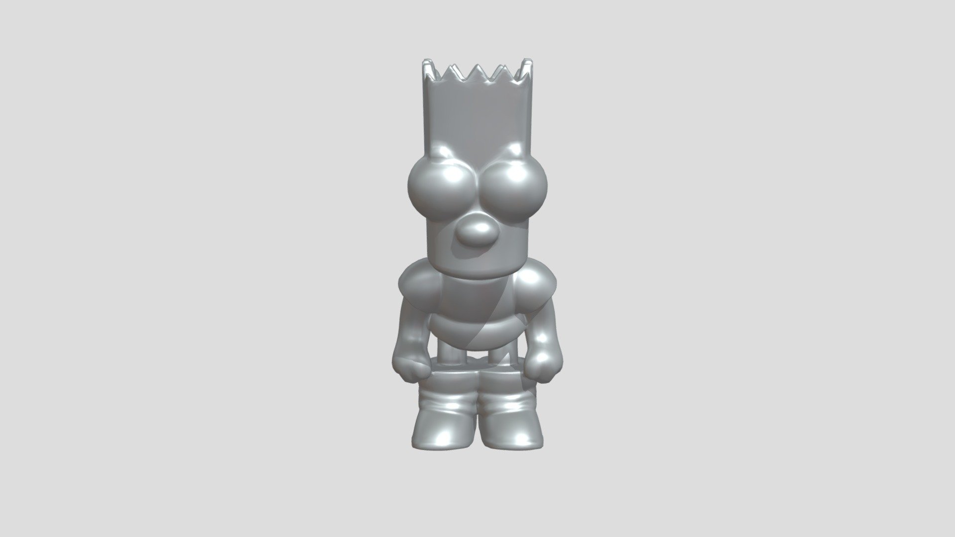 Bart Simpson pulling his pants down - 3D model by realtennisonbyrne ...