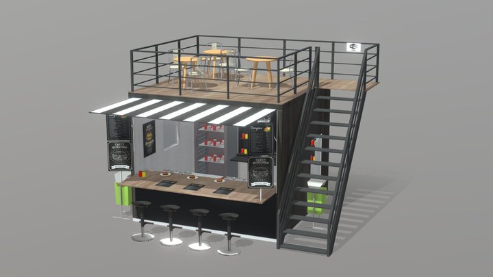 Burger 3D models - Sketchfab