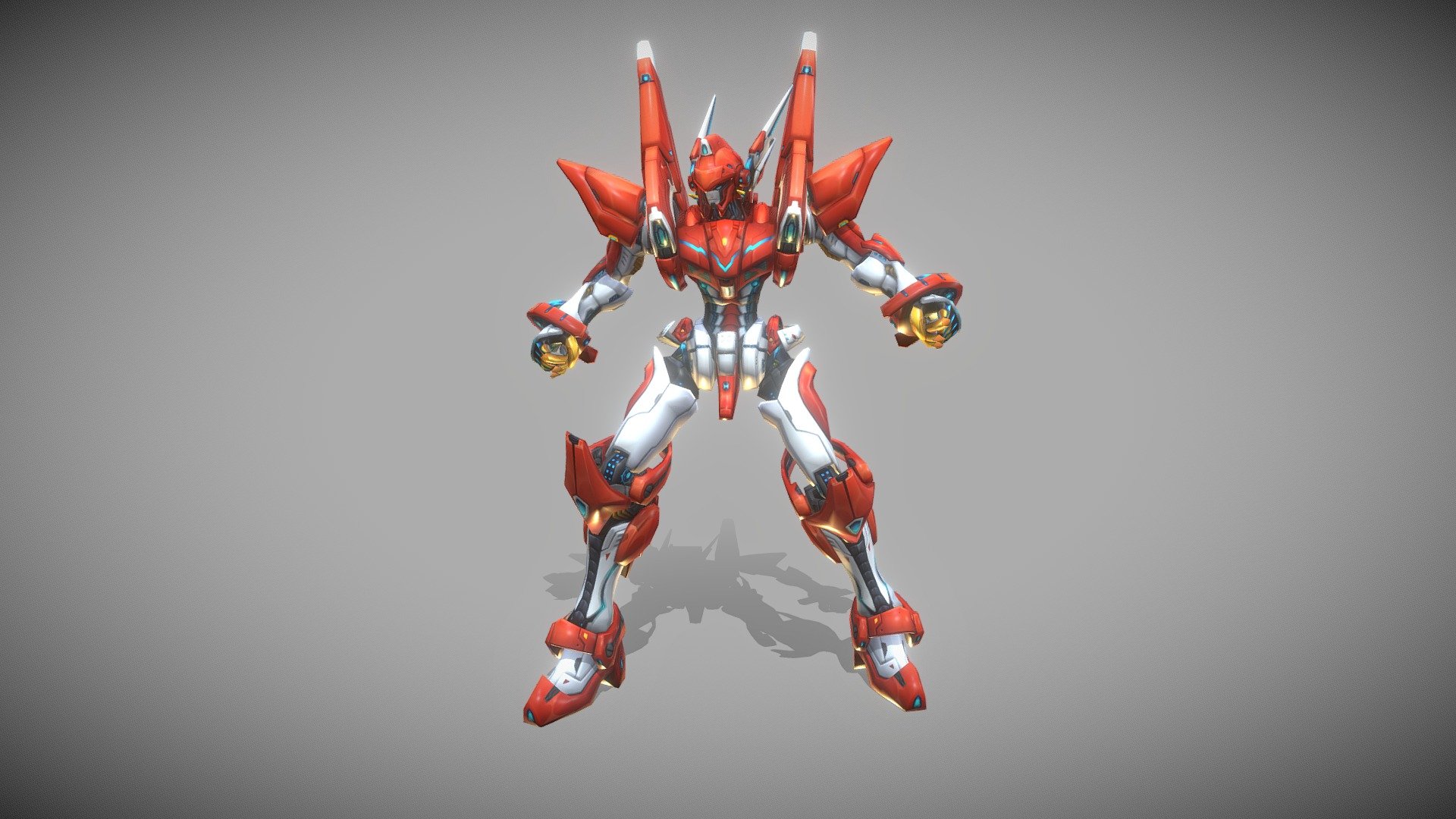 Super Mecha Robot - 3D model by Kajol Hayer (@KajolHayer) [13cda15 ...