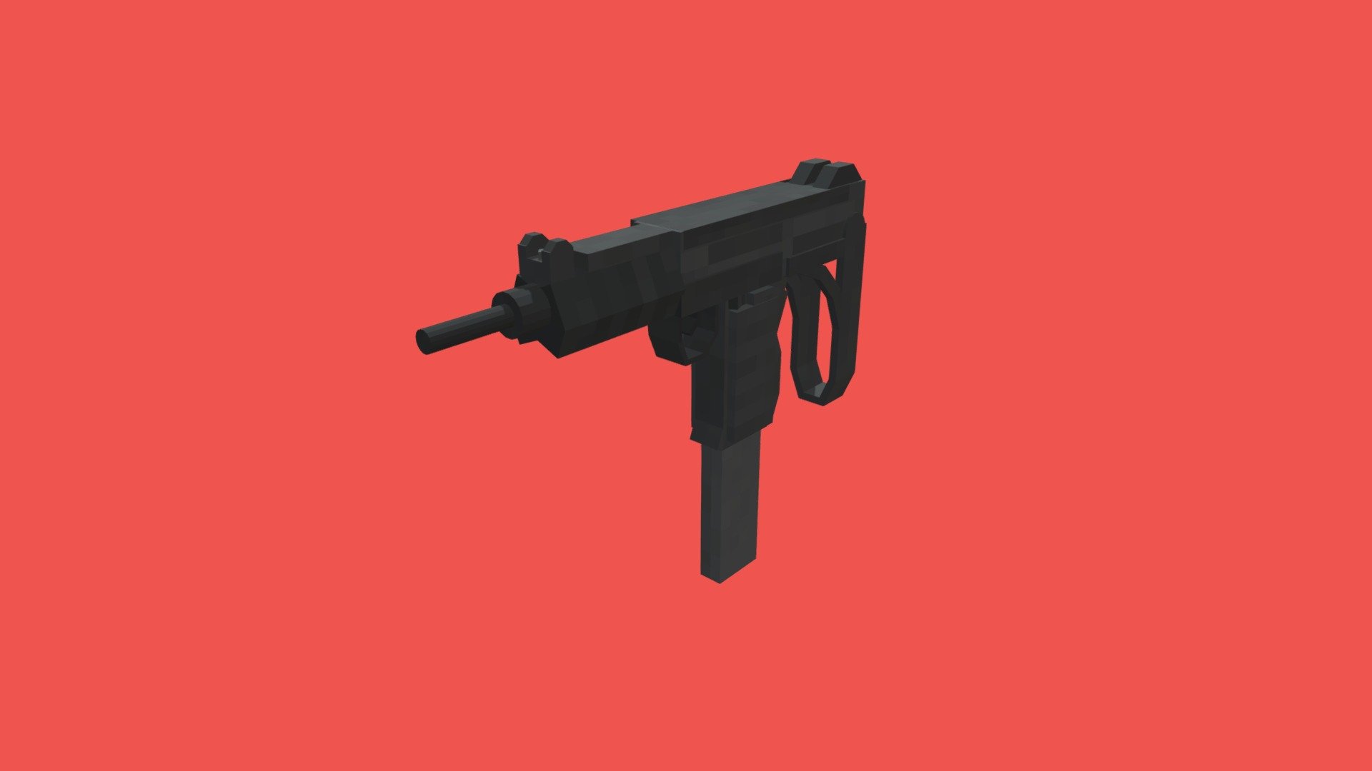 Minecraft Uzi - 3D model by carBENfiber [13ce0dc] - Sketchfab