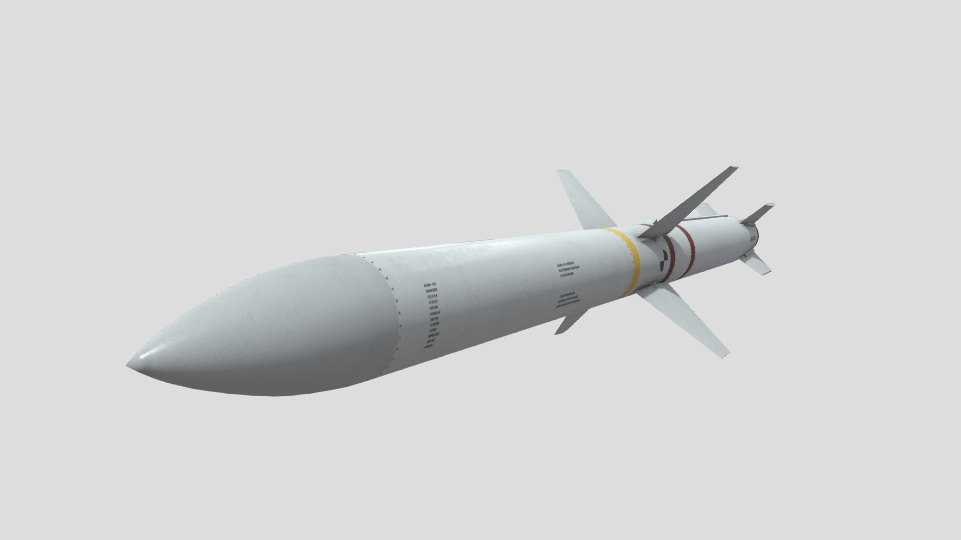 AGM-45 Shrike - 3D model by theonlyone223 [13ce8f7] - Sketchfab