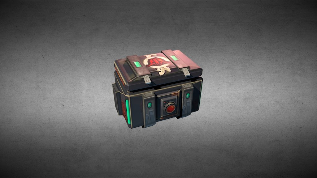 Space Crate (animated) - 3D model by the_magnetic_cat [13cfb87] - Sketchfab