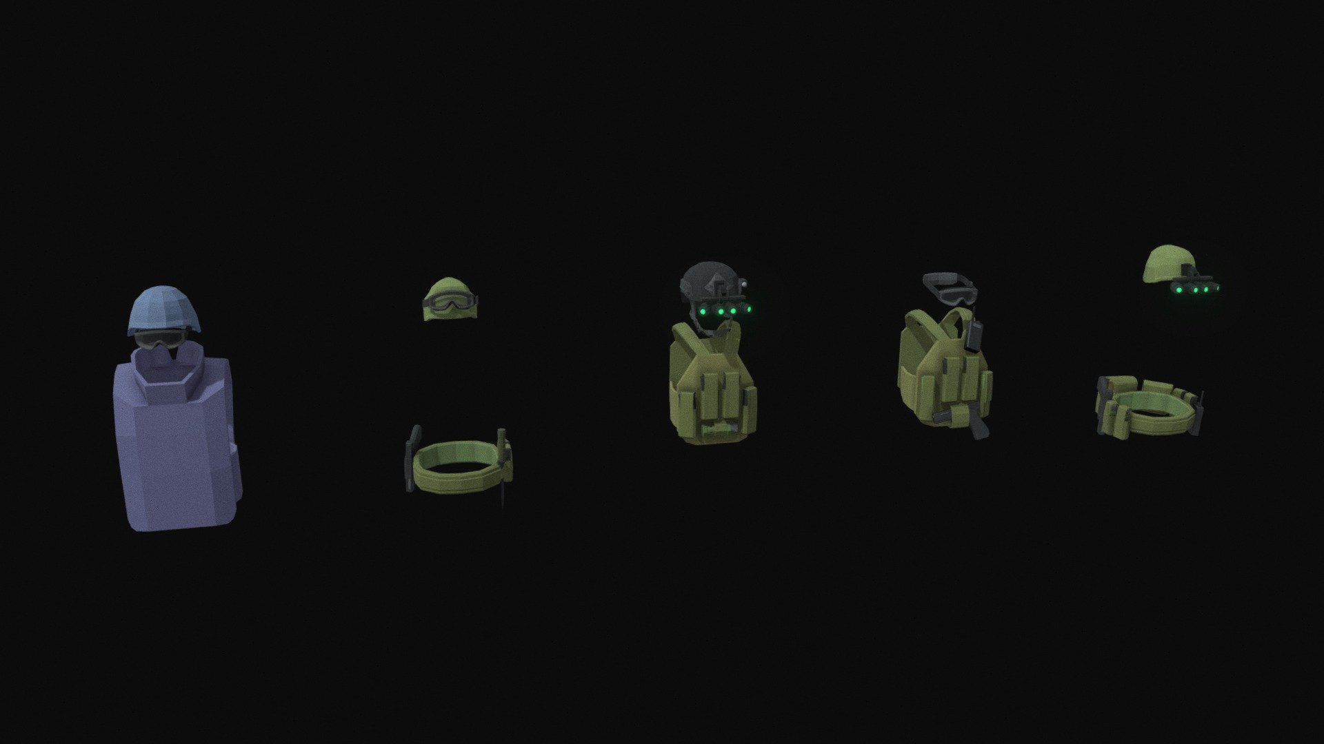 Low Poly Armor Pack 2 - Buy Royalty Free 3D model by Bundem Games ...