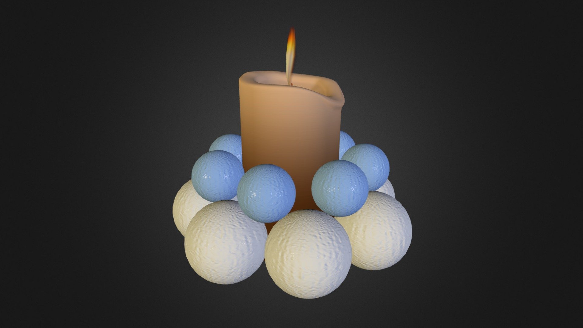 candle - 3D model by juliea [13d0edd] - Sketchfab