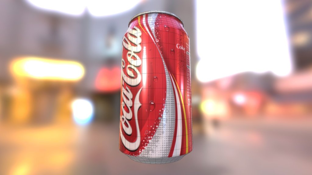 Coke Can Model - 3D model by liaonesti [13d15ac] - Sketchfab