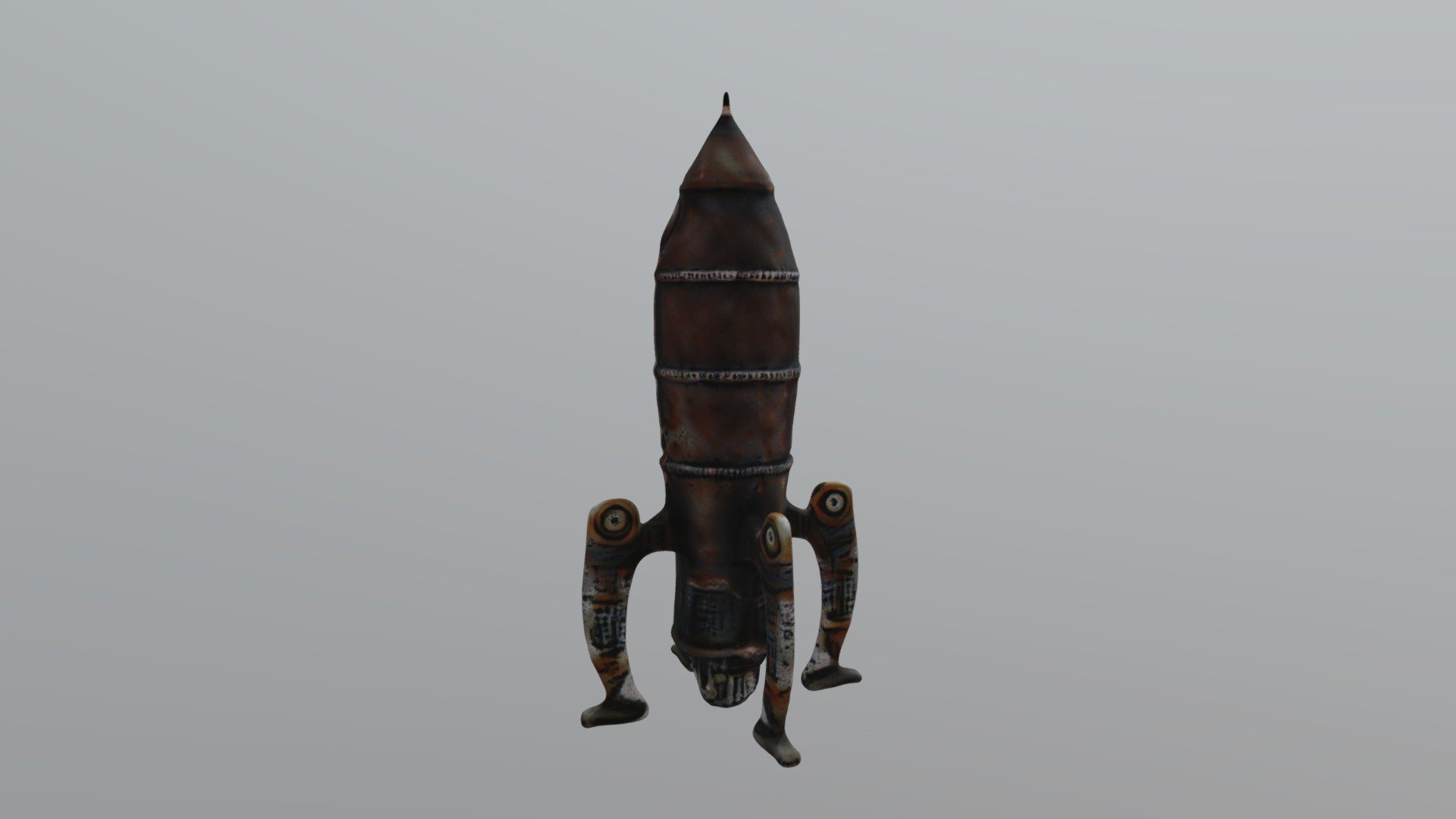 Steampunk Rocket - Download Free 3D model by WA7KVI [13d17f2] - Sketchfab