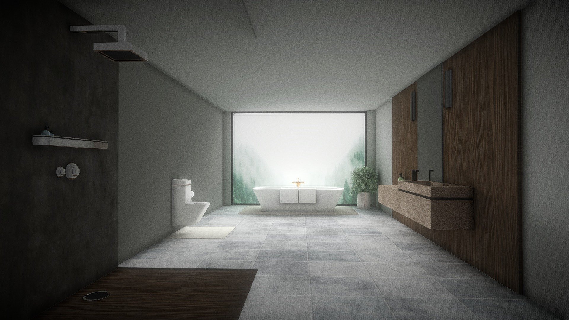 modern_bathroom - 3D model by promxph1 [13d3e71] - Sketchfab