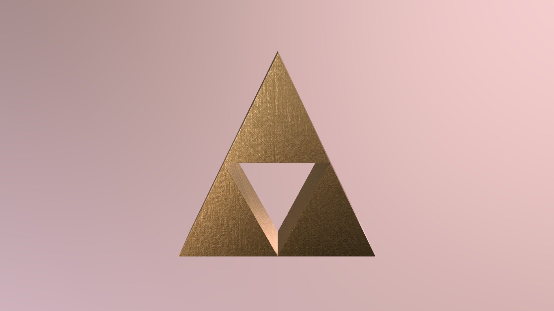 TLOZ Triforce - 3D model by VanGX [13d5807] - Sketchfab