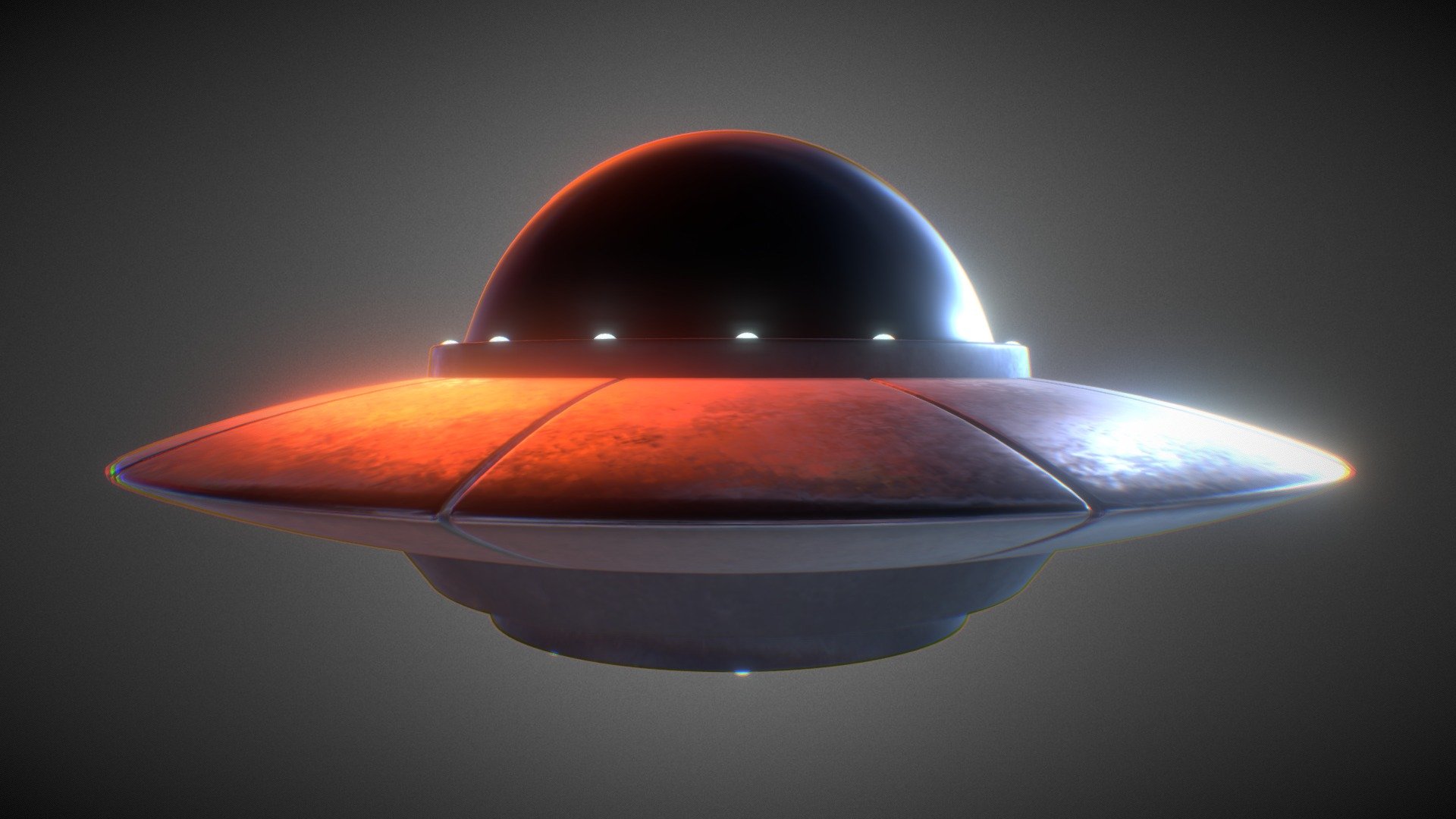 Classic U.F.O. - Buy Royalty Free 3D model by Jacob Monger ...