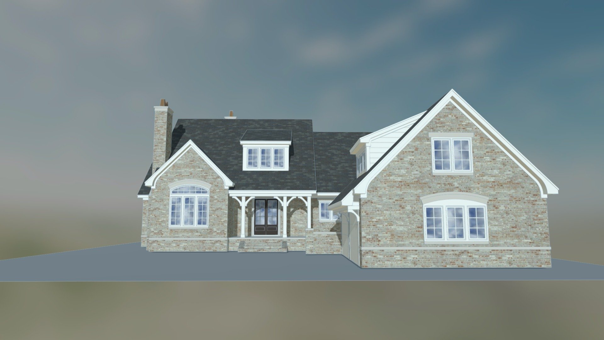 Northridge - 3D model by SDC House Plans (@Srscomp1223) [13d92e3] - Sketchfab