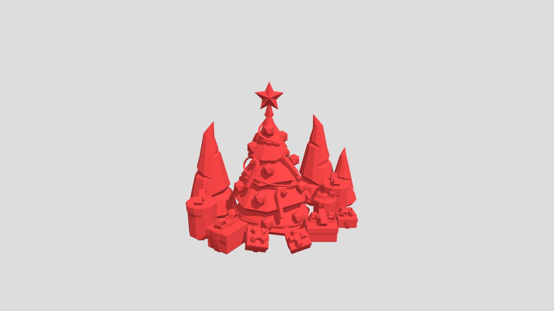 Christmas_Tree - 3D model by 690121 [13db309] - Sketchfab
