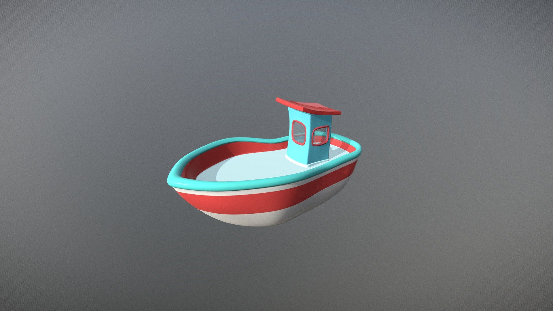 Cartoon Boat - 3D model by Lucas Larre Borges (@llarre) [13dd51b ...