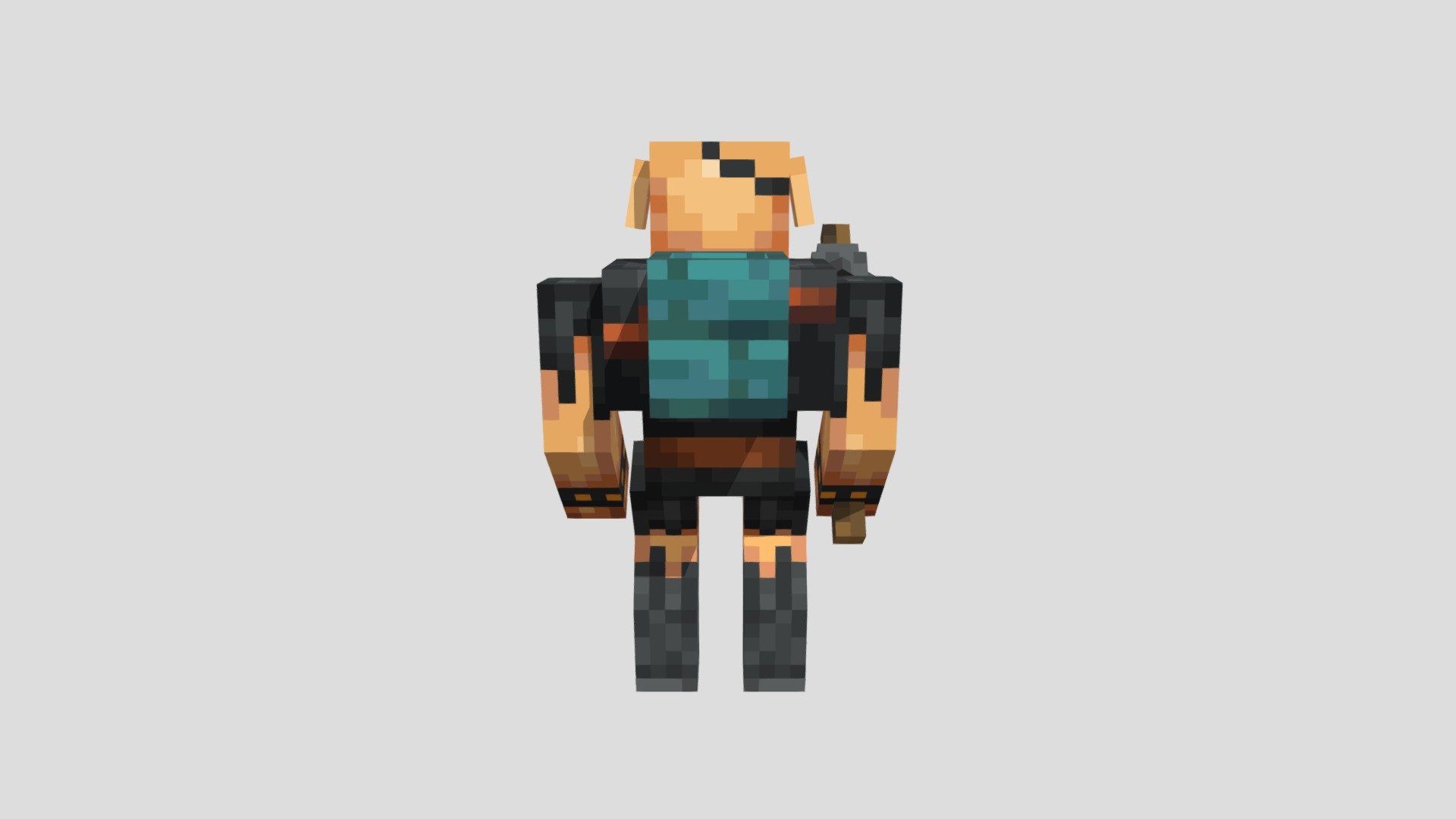 Piglin beast - 3D model by HB Star (@M_Kalestrov) [13deb13] - Sketchfab
