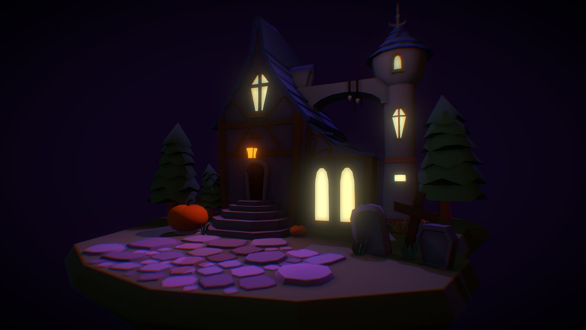 Halloween 🎃 - Download Free 3D model by JuliaIce [13df92d] - Sketchfab