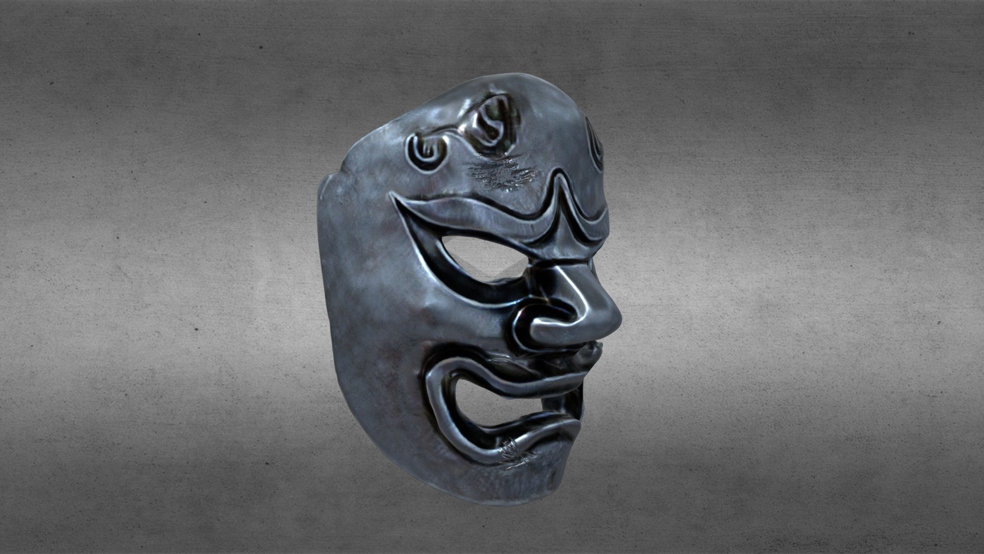 metallic oni mask - Download Free 3D model by vicente betoret ferrero ...
