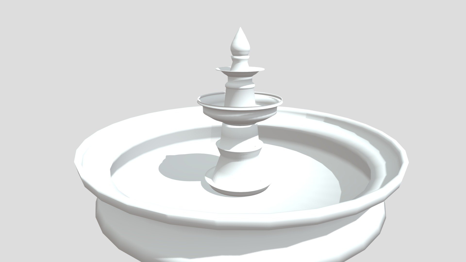 Simple Fountain - Download Free 3D model by Birdy.82 [13e0e9d] - Sketchfab