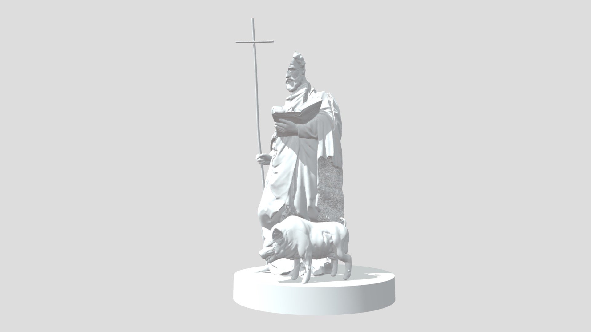 Saint Antonio Abad LR - 3D model by cineaste.org [13e19f9] - Sketchfab