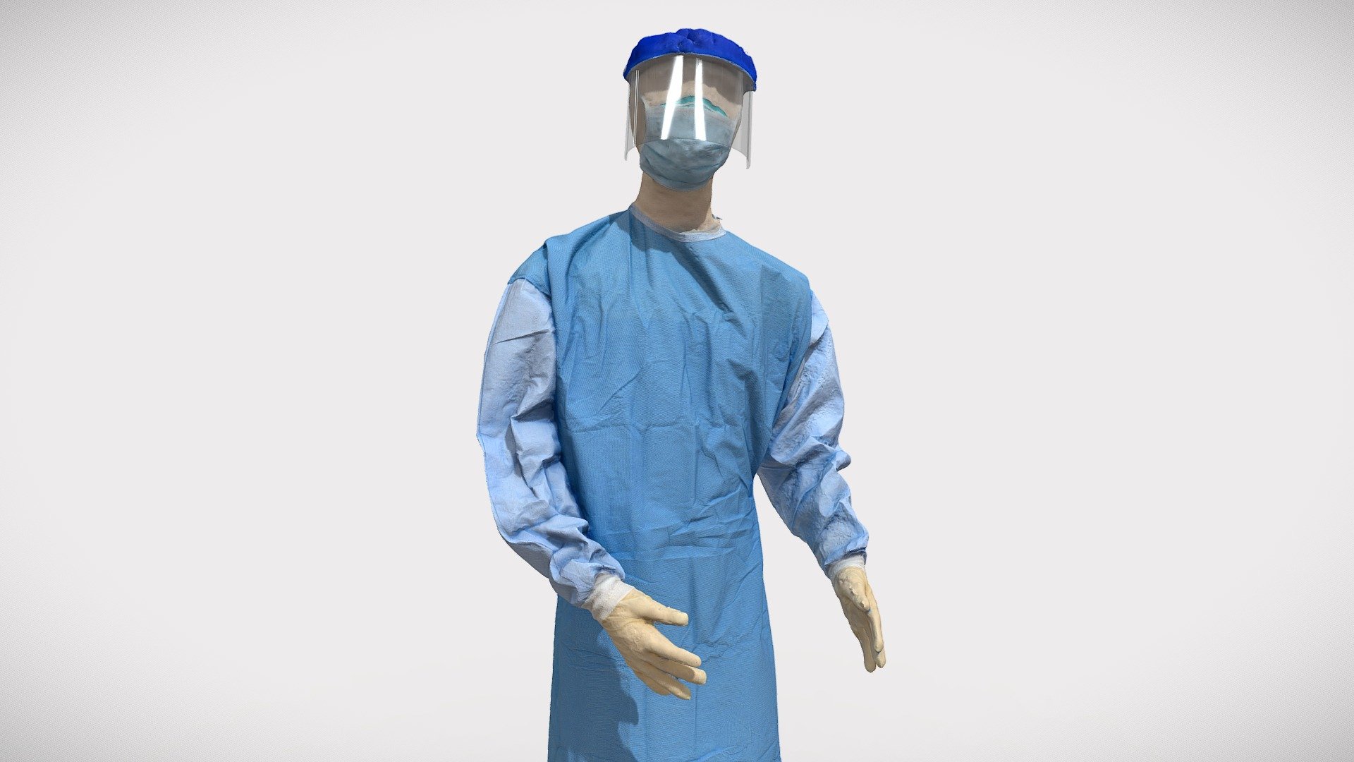 Surgeon PPE - Download Free 3D model by Advanced Visualization Lab ...