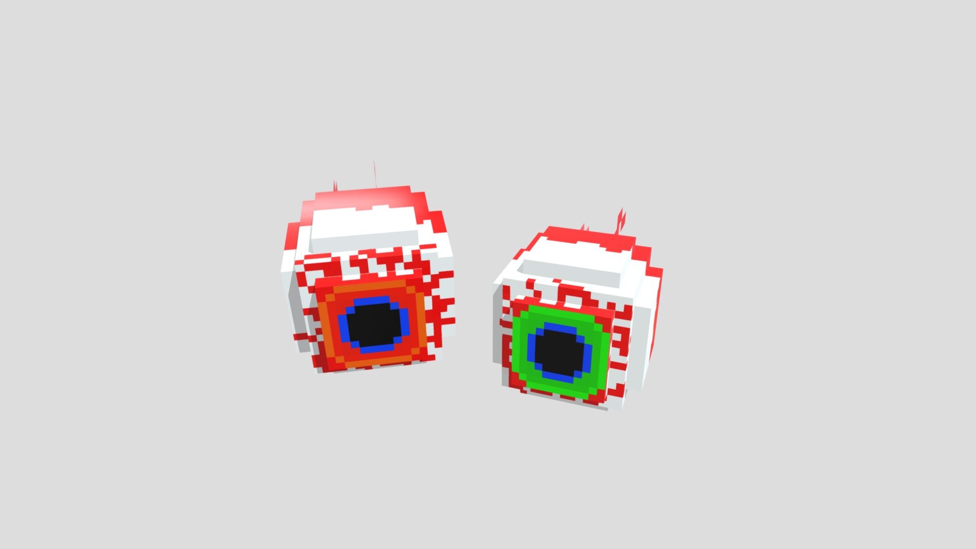 The twins (terraria) - Download Free 3D model by Random E (@Random-E ...