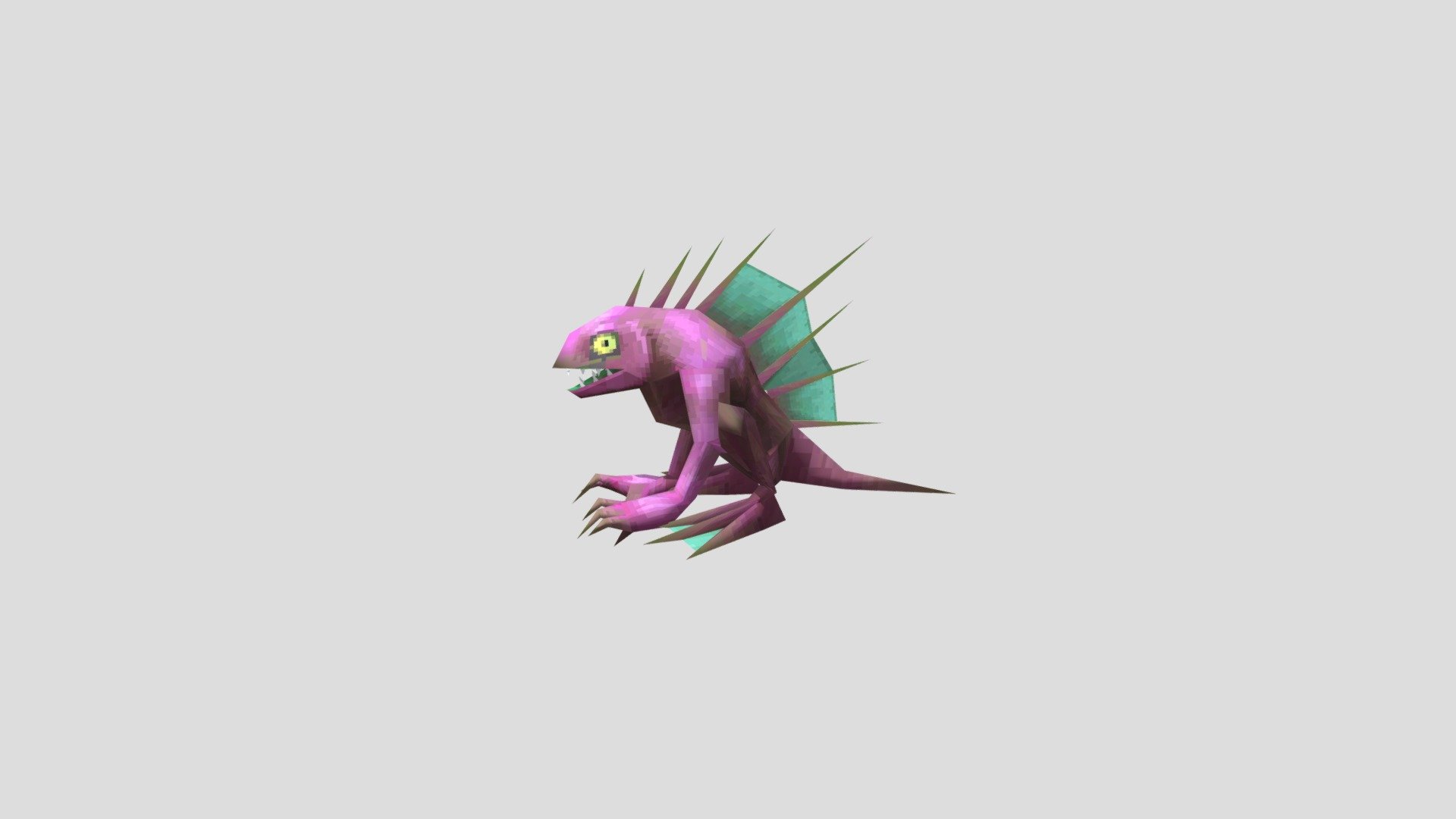 DS D Si - Final Fantasy III - 059 - Merman - Download Free 3D model by ...