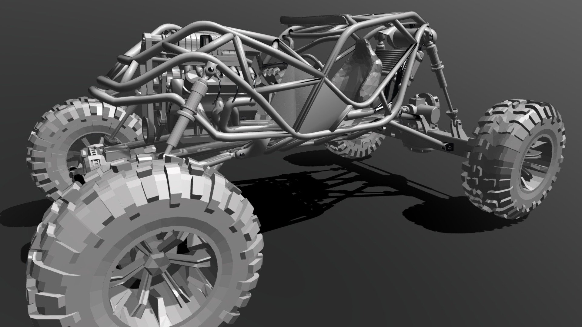 Rock crawler/ rock Bouncer / off-road buggy - Download Free 3D model by ...