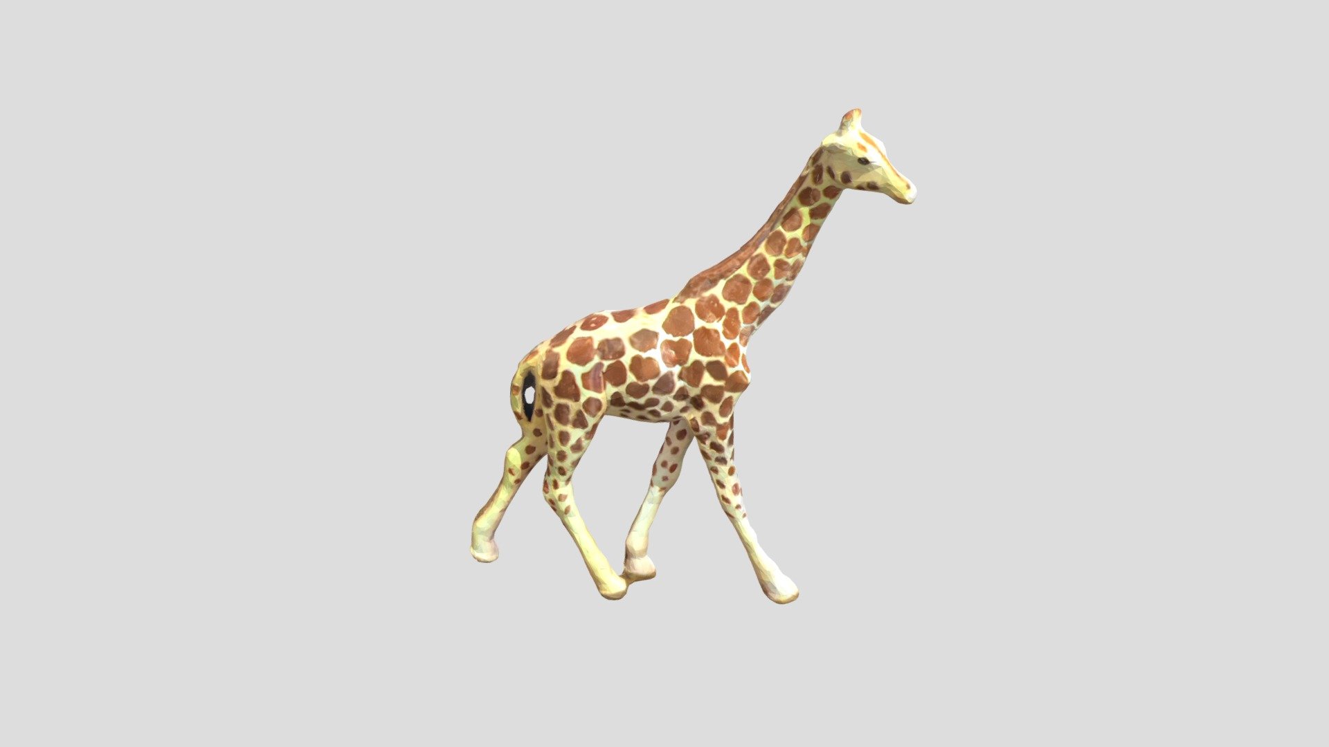 Giraffe (Low Poly Version) - 3D model by hhass083 [13ea933] - Sketchfab