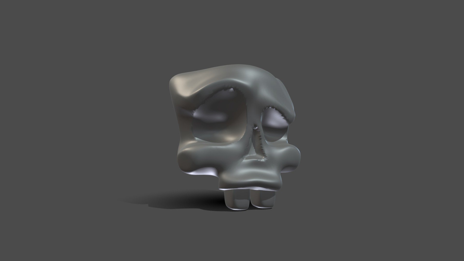 Cartoons style skulls Collection 2 tooth - 3D model by delgadoroca ...