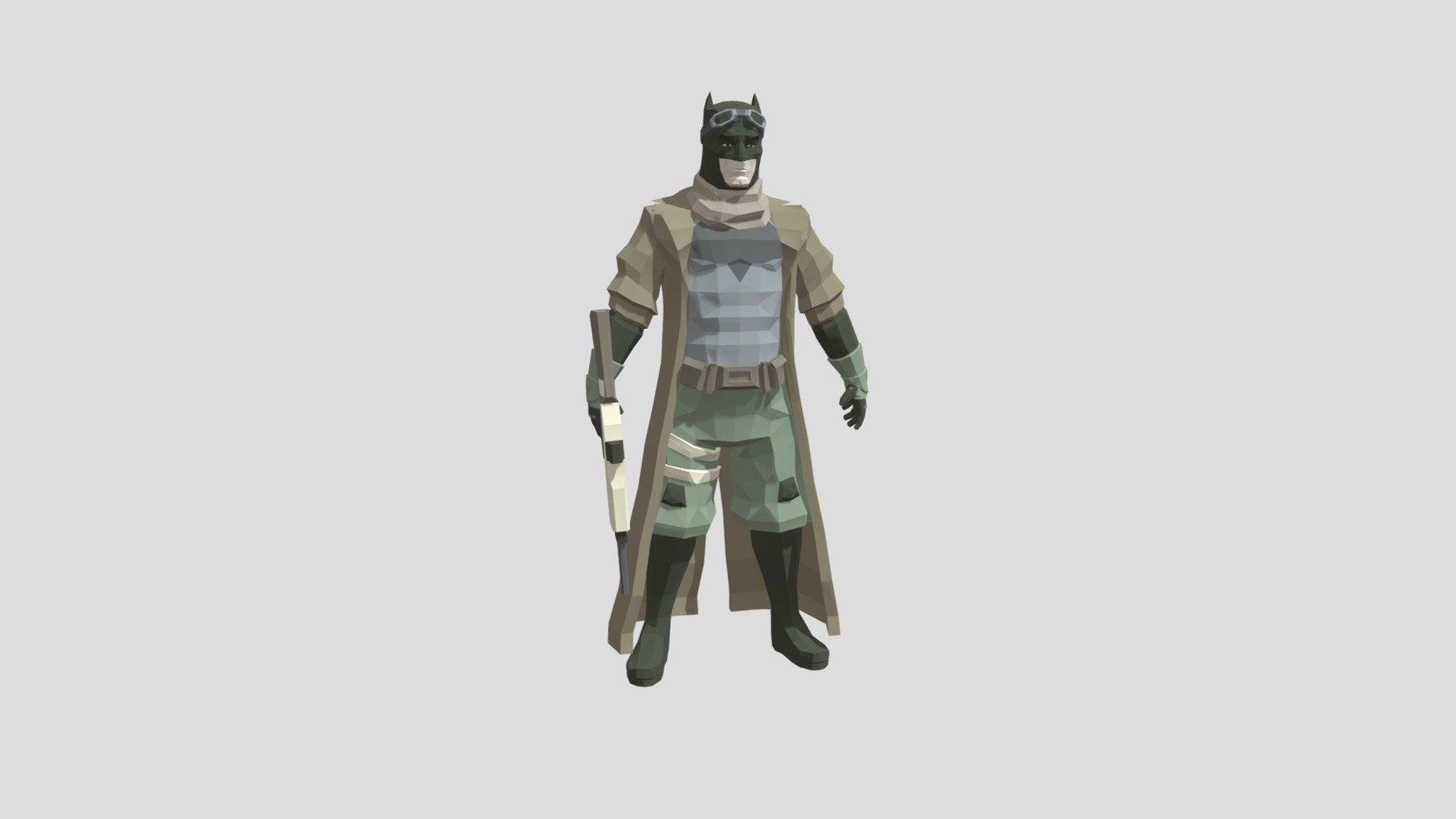 Knightmare Batman (Ben Affleck) - Rigged - Download Free 3D model by ...