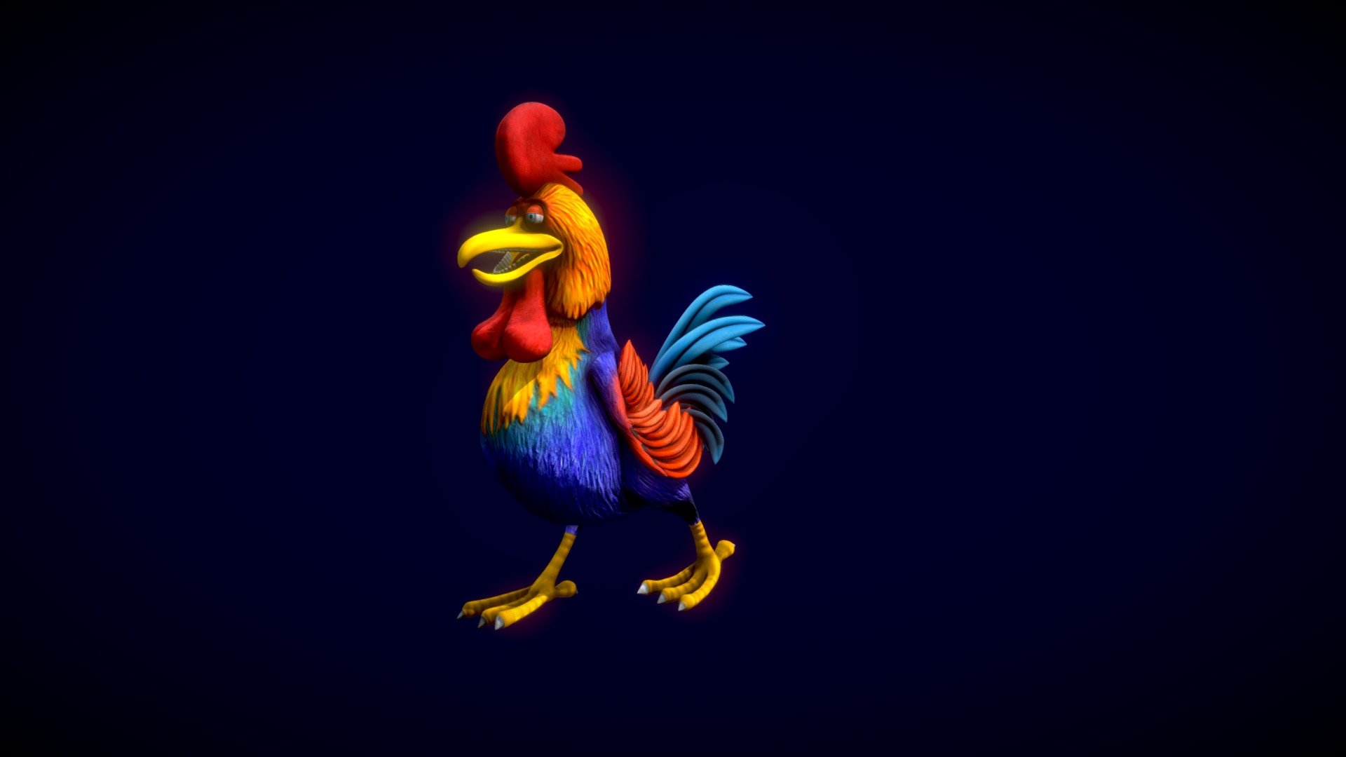 Roosterster Animation Test + Sample - 3D model by kewag.swiss [13f091c ...