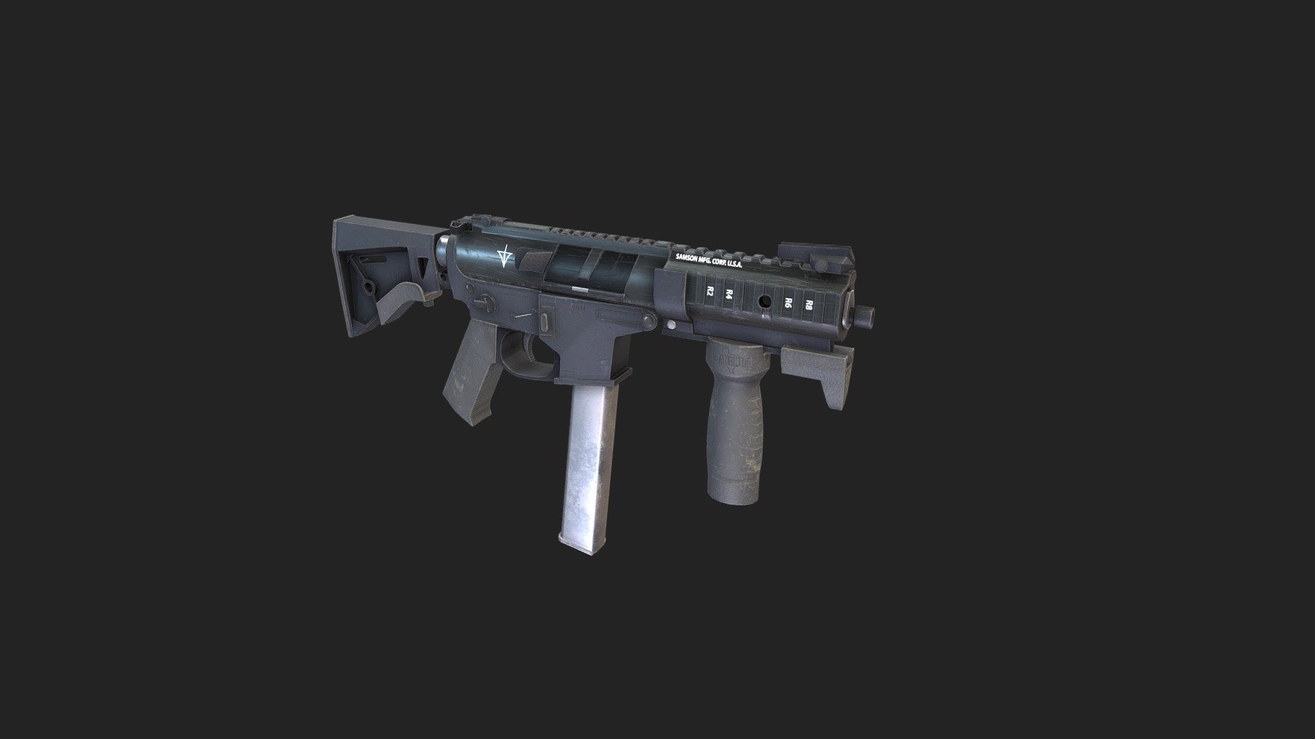 Modified 9mm Gun - 3D model by eahernandez517 [13f2fec] - Sketchfab