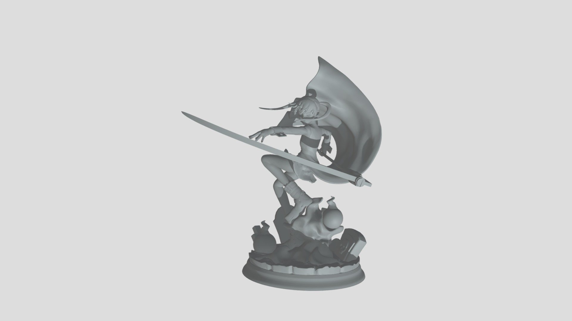 Soul Eater Maka Albarn STL 3D Print - Download Free 3D model by ...