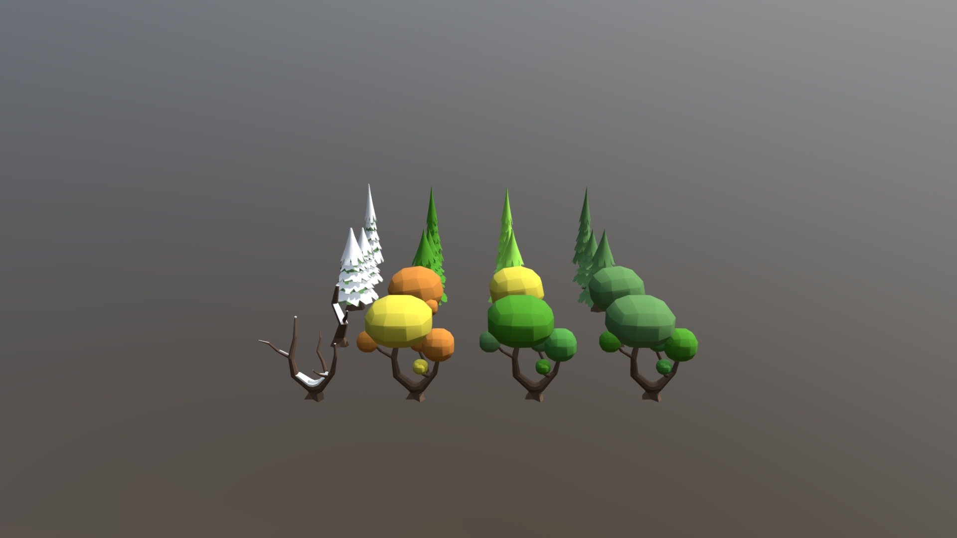 Tree Pack - 3D model by Tristan Kempen (@vcauxilum) [13f638b] - Sketchfab