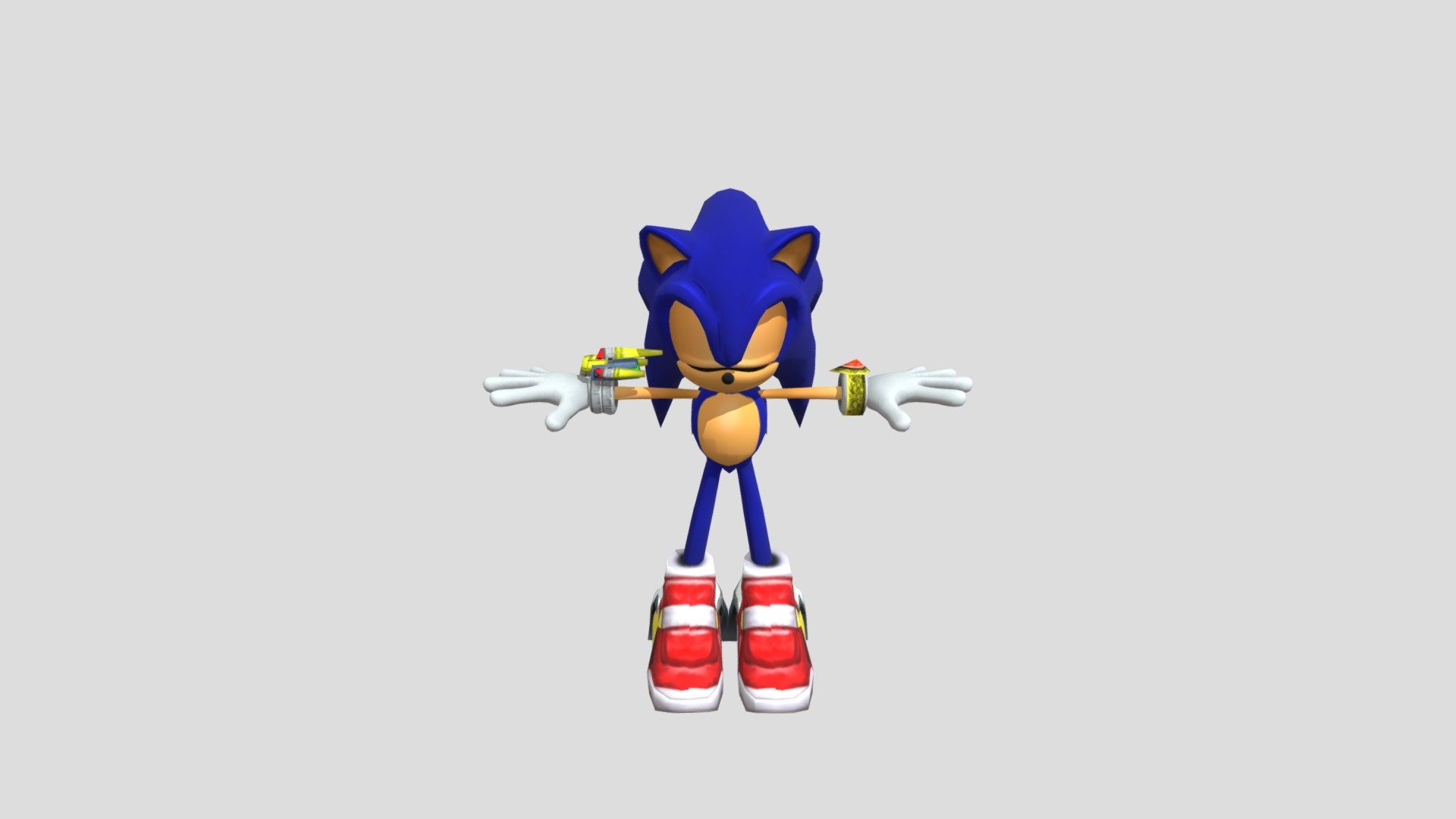 Upgraded SA2 Sonic - Download Free 3D model by Toei Sonic Fan ...
