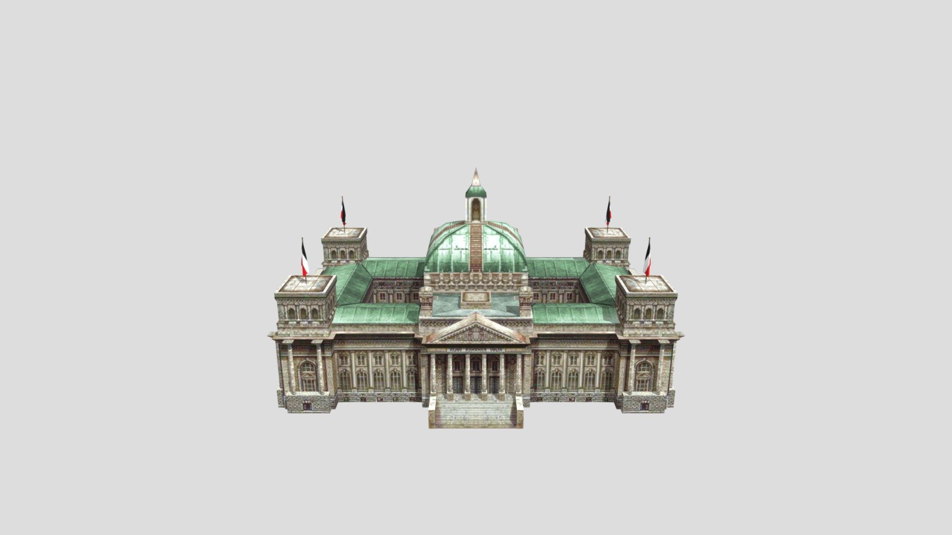reichstag-low-poly - Download Free 3D model by kruziraida [13fa53c ...